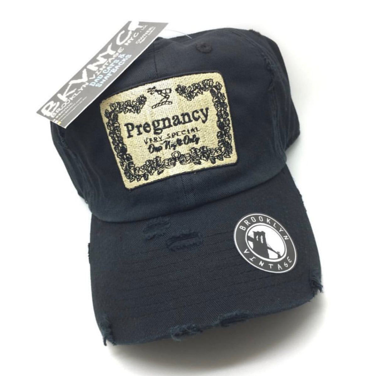 Black Pregnancy Henny Dad Cap Hat – The Vintage NYC